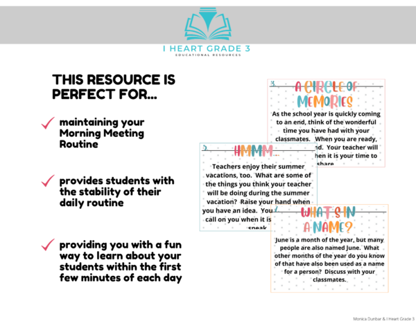 June Morning Meetings | Made By Teachers