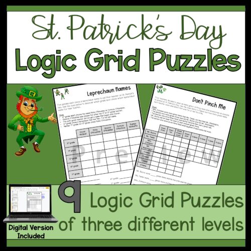 St. Patrick's Day Logic Puzzles - Made By Teachers