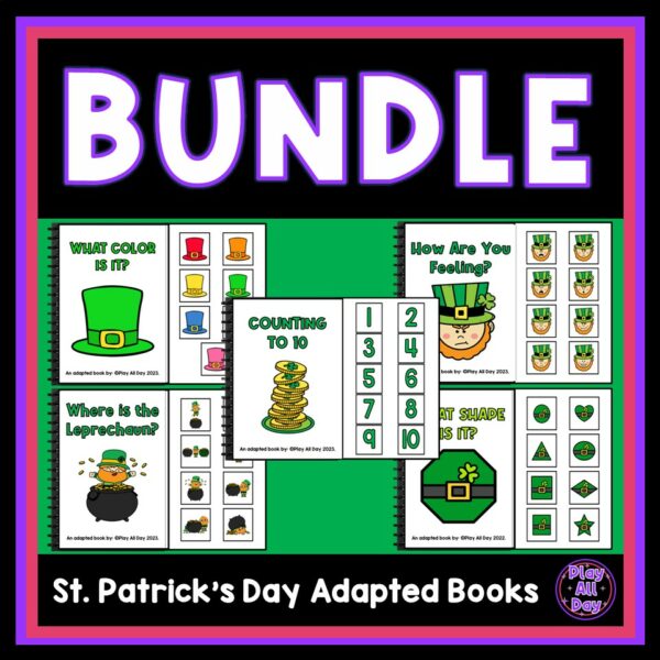 St. Patrick’s Day Adapted Books BUNDLE | Interactive Books | Made By ...