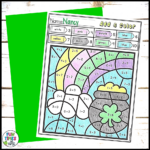 St. Patrick's Day Color by Number | Addition Subtraction & Mixed ...
