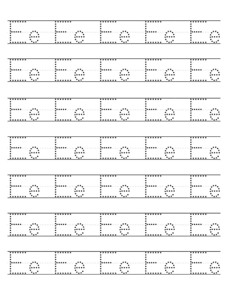 26 Printable Worksheets Trace The Letters Uppercase Lowercase A - Z ...
