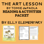 THE ART LESSON BY TOMIE dePAOLA READING ACTIVITY UNIT | Made By Teachers