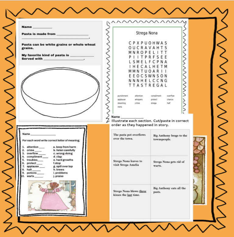 STREGA NONA STORIES INTERDISCIPLINARY UNIT OF STUDY | Made By Teachers