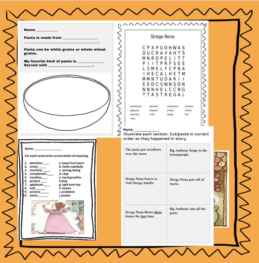 STREGA NONA STORIES INTERDISCIPLINARY UNIT OF STUDY | Made By Teachers