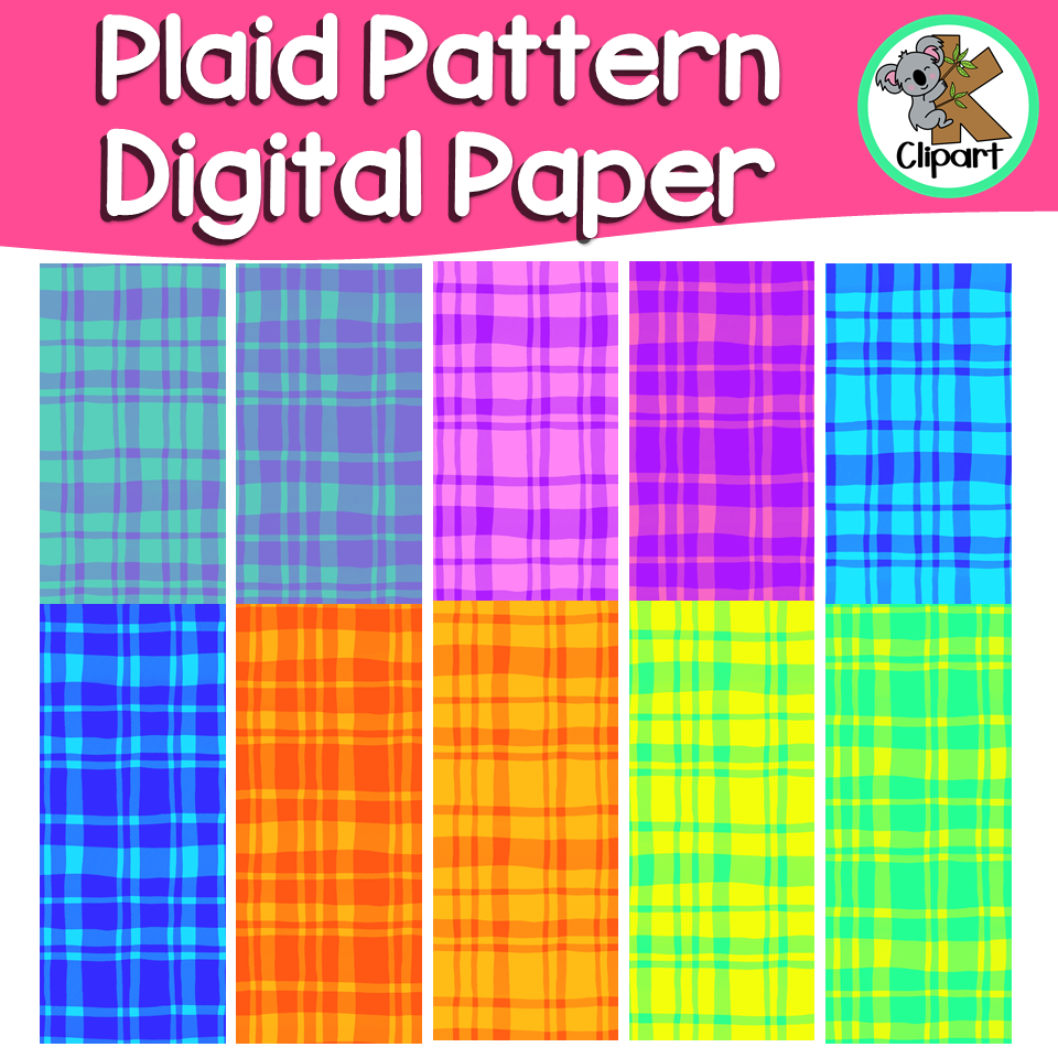 Irregular Striped Digital Paper by K clipart | Made By Teachers