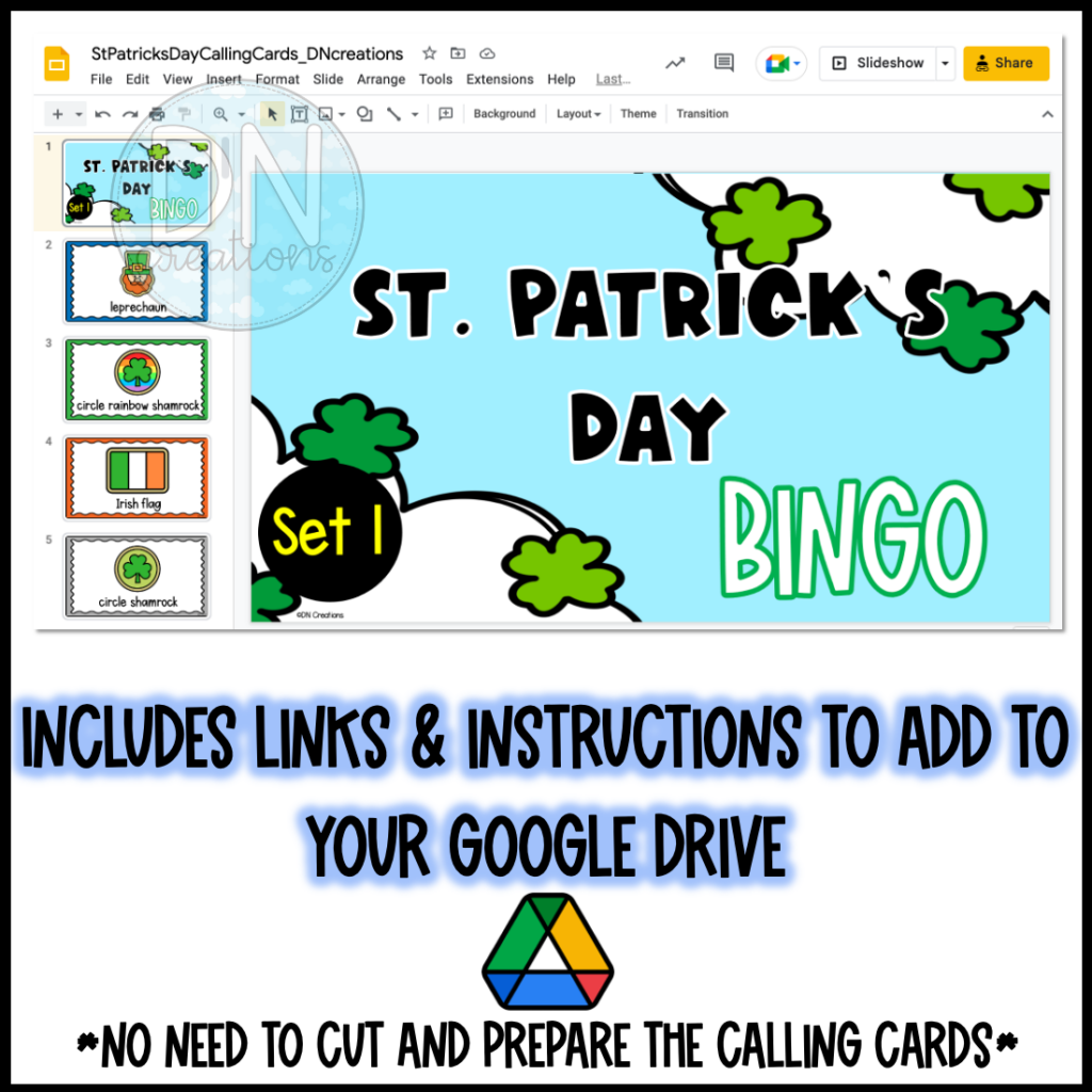 St. Patrick's Day Bingo Game l St. Patrick's Bingo l March Activity ...