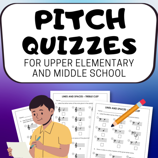 TREBLE AND BASS CLEF QUIZZES for Middle School General Music | Made By ...
