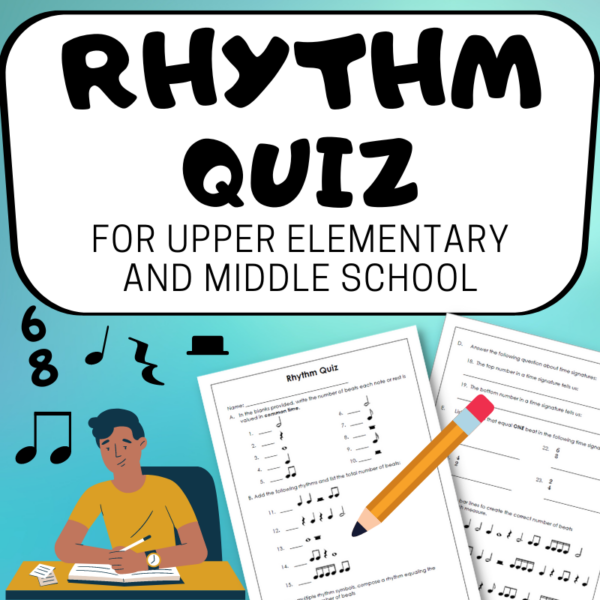 RHYTHM QUIZ for Middle School Music | Made By Teachers