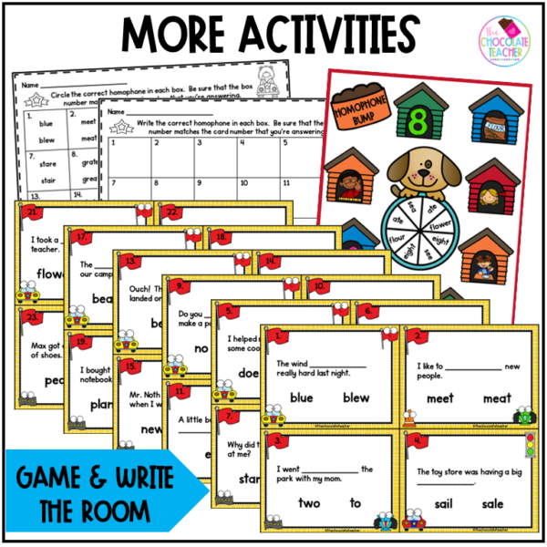 Homophones and Homonyms Grammar Worksheets and Vocabulary Activities ...