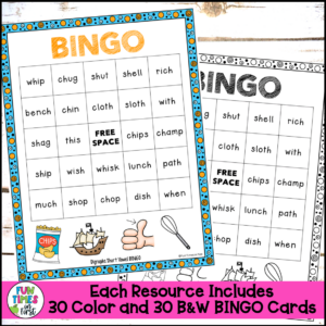 Phonics Bingo Bundle | CVC Blends Digraphs and CVCe Words | No Prep ...