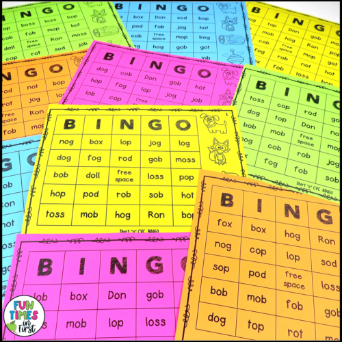 Phonics Bingo Bundle | CVC Blends Digraphs and CVCe Words | No Prep ...