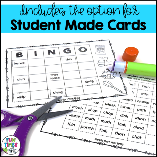 Phonics Bingo Bundle | CVC Blends Digraphs and CVCe Words | No Prep ...