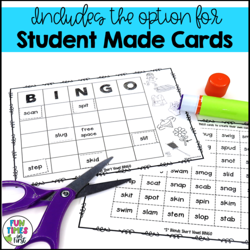 Blends and Digraphs Short Vowels BINGO Bundle | No Prep Phonics Games ...