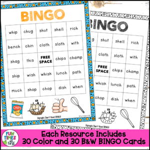Short Vowels BINGO Bundle | CVC Blends and Digraphs | No Prep Phonics ...