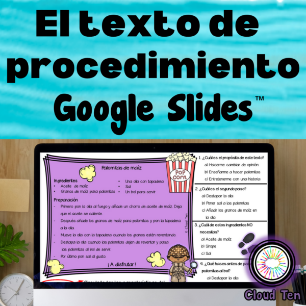 Reading Comprehension Passages - El texto de procedimiento in Google ...