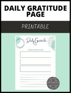 Daily Gratitude Page | Made By Teachers