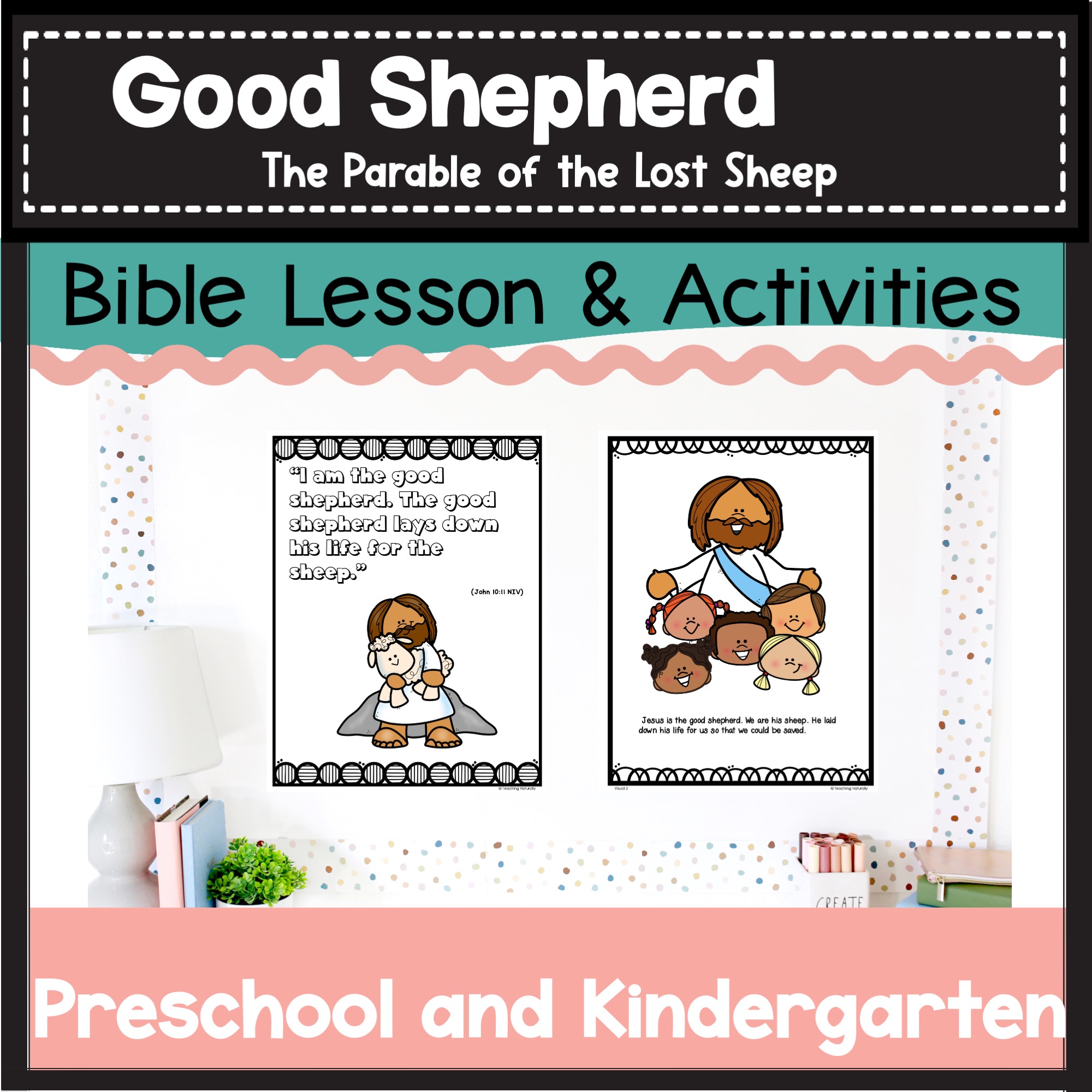 Parable of the Lost Sheep-Good Shepherd Bible Lesson & Activities for ...