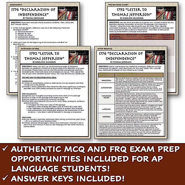 Declaration of Independence - AP Language & Composition Rhetorical ...