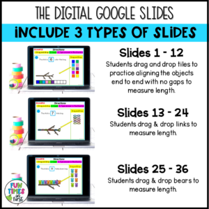 Measuring Length 2 - Nonstandard Measurement Math Print & Digital Task ...