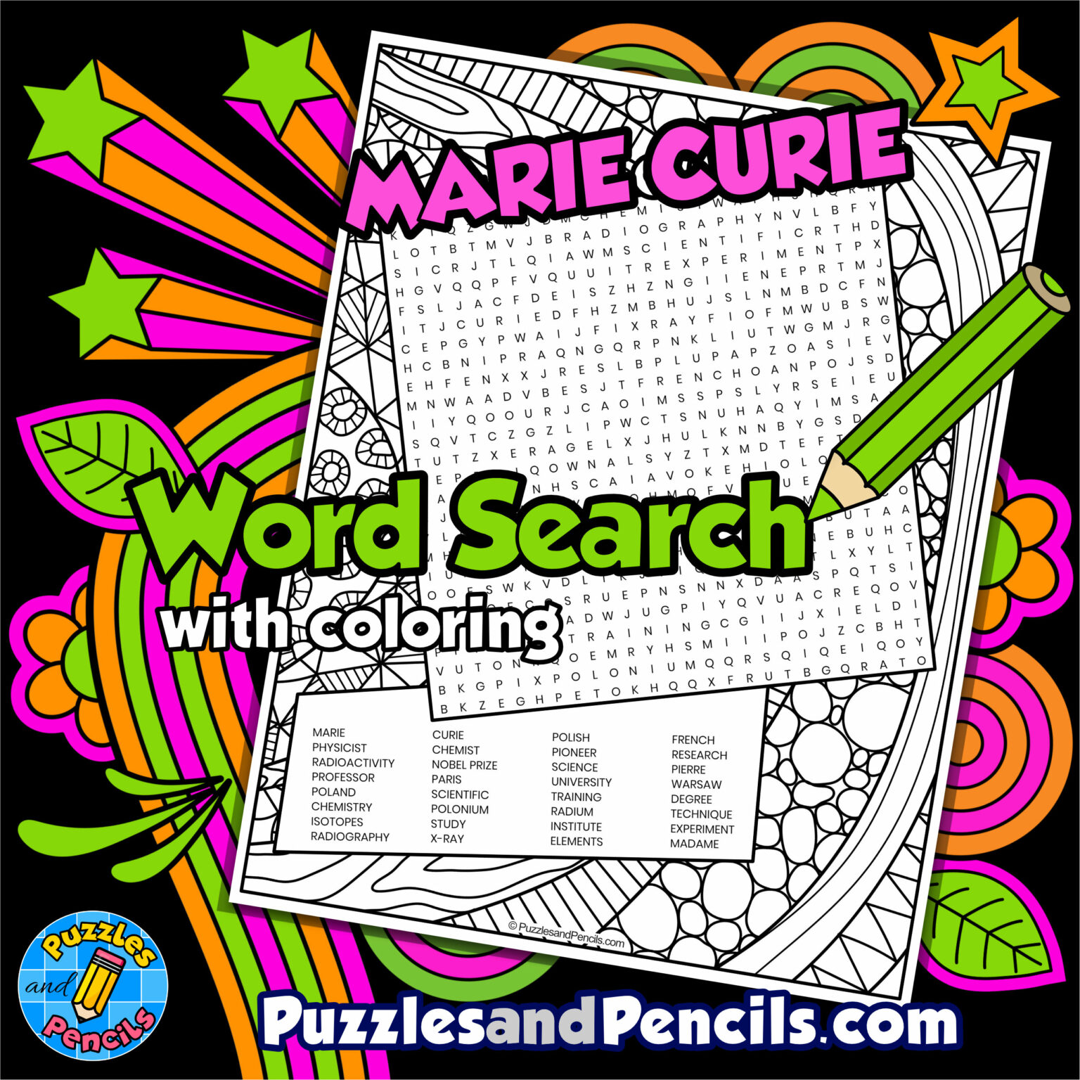Winter Fun Word Search Puzzle Activity Page with Coloring | Wordsearch ...