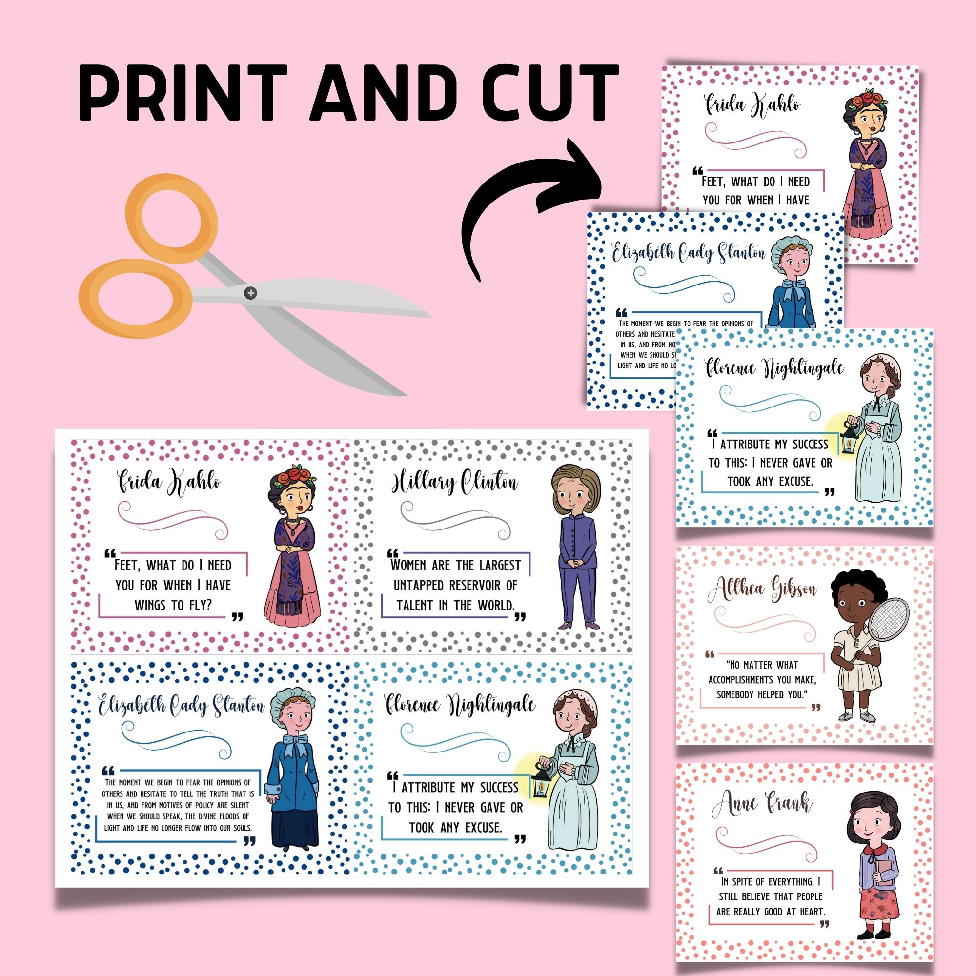 Women's History Month 31 Inspirational Quote Cards | Made By Teachers