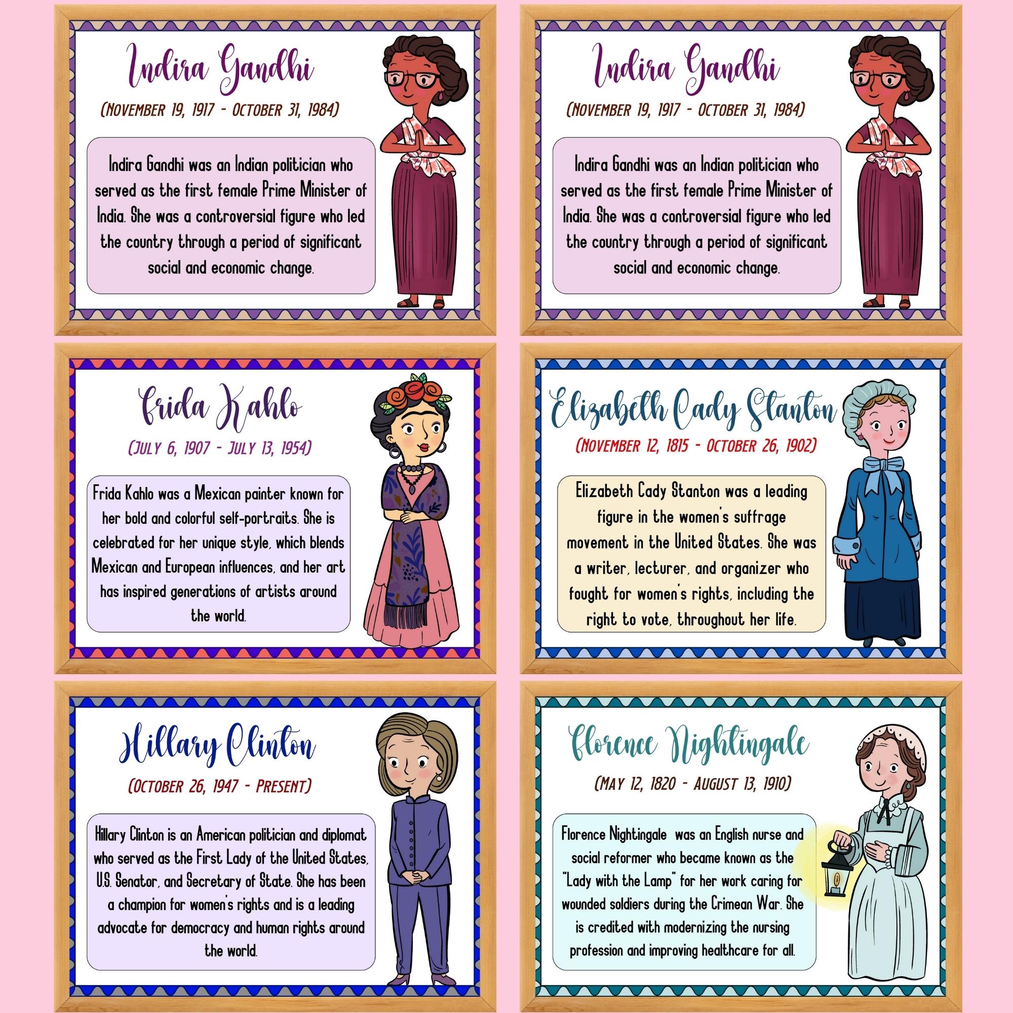Women's History Month Biography Posters | March Bulletin Board Ideas ...