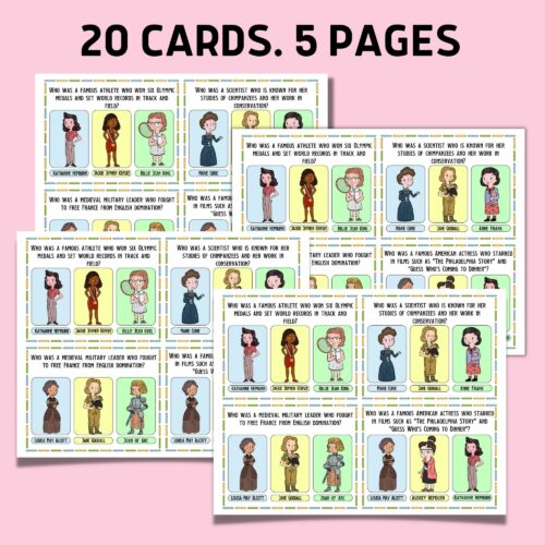 Women's History Month Trivia Questions and Answers Flashcards | Made By ...