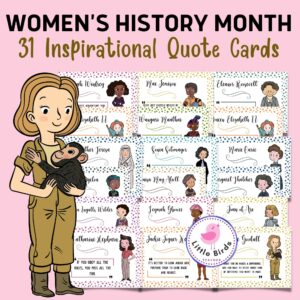 Women's History Month BUNDLE: Inspiring Trivia, Quotes, and Biographies ...