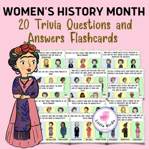Women's History Month BUNDLE: Inspiring Trivia, Quotes, and Biographies ...