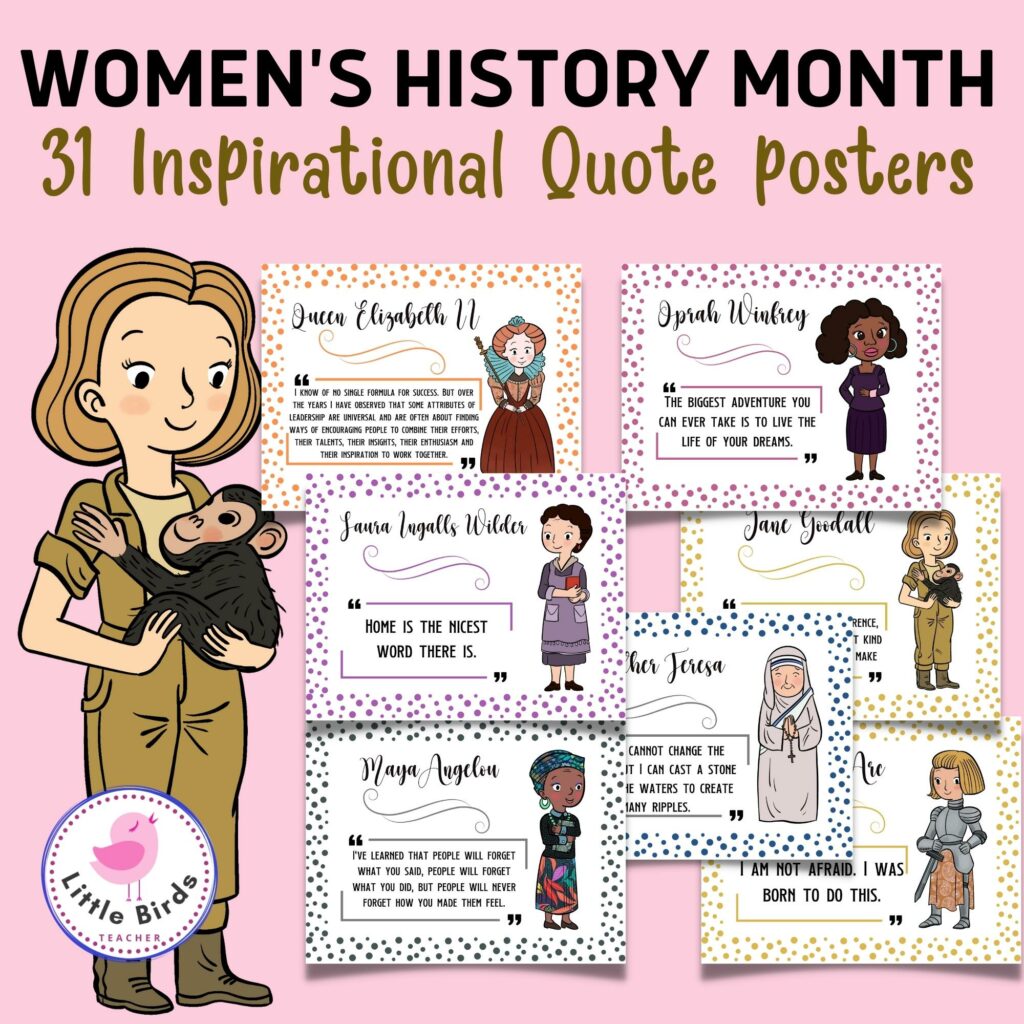 Women's History Month BUNDLE: Inspiring Trivia, Quotes, and Biographies ...