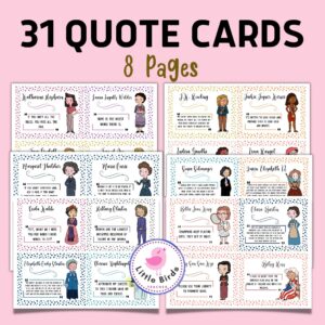 Women's History Month BUNDLE: Inspiring Trivia, Quotes, and Biographies ...