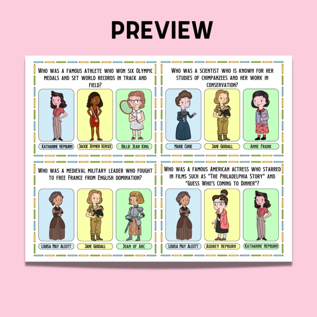 Women's History Month BUNDLE: Inspiring Trivia, Quotes, and Biographies ...