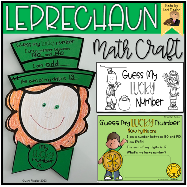 St. Patrick's Day Leprechaun Math Craft | Made By Teachers