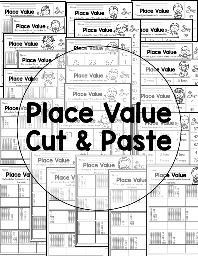 Place Value Cut & Glue | Made By Teachers