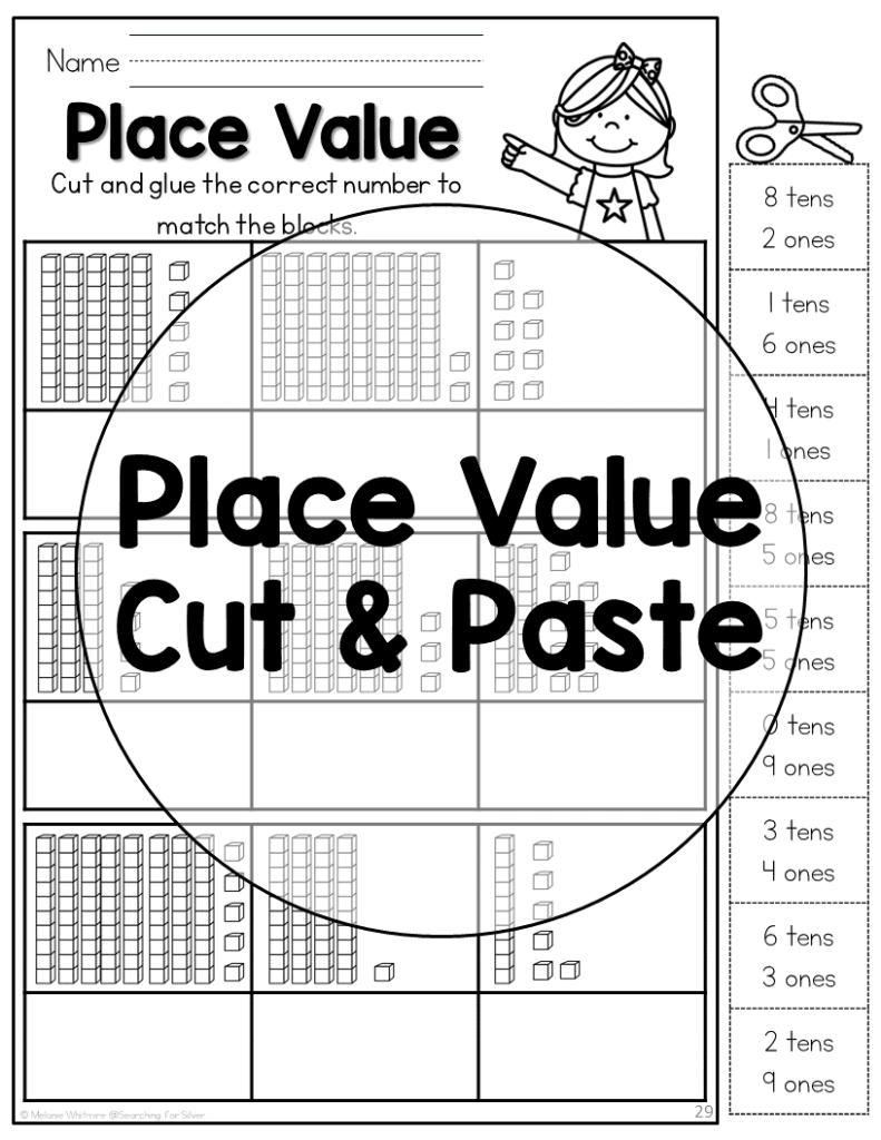Place Value Cut & Glue | Made By Teachers
