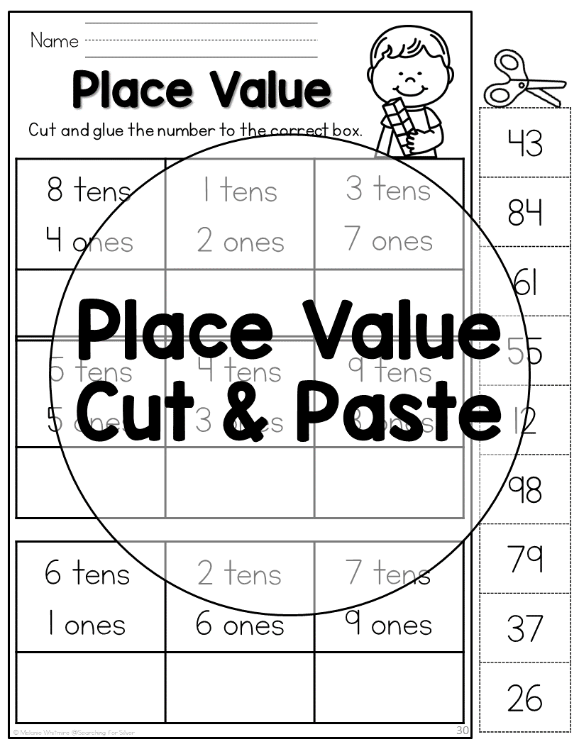 Place Value Cut & Glue | Made By Teachers