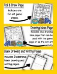 Roll a playground roll and draw playground art game Art sub lesson ...