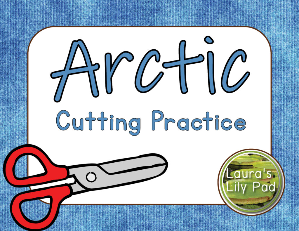 Arctic Animals Cutting Practice Scissor Skills Center | Made By Teachers