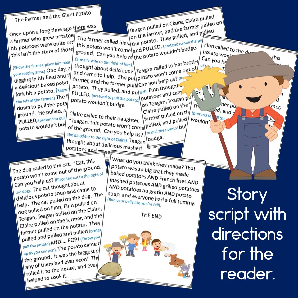 St Patricks Day story | The Farmer and the Giant Potato | Puppets and ...