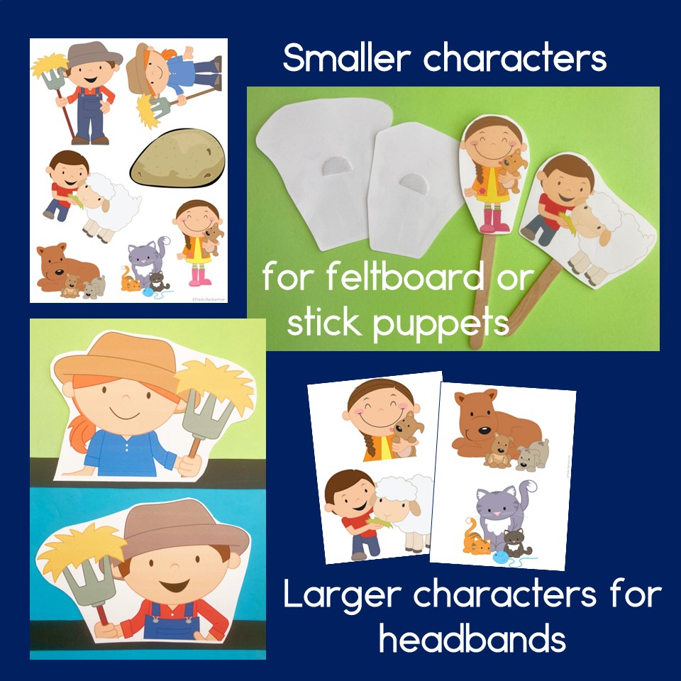 St Patricks Day story | The Farmer and the Giant Potato | Puppets and ...