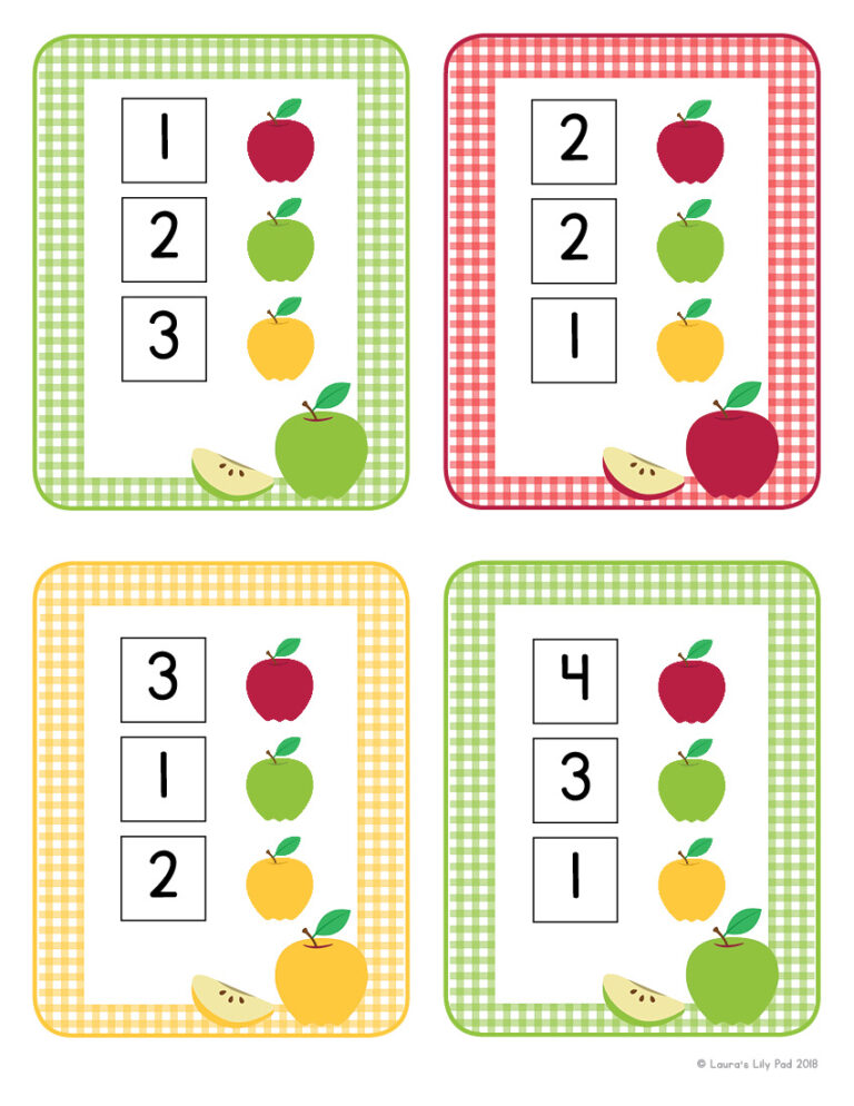 Apple Orchard Activity Cards | Made By Teachers