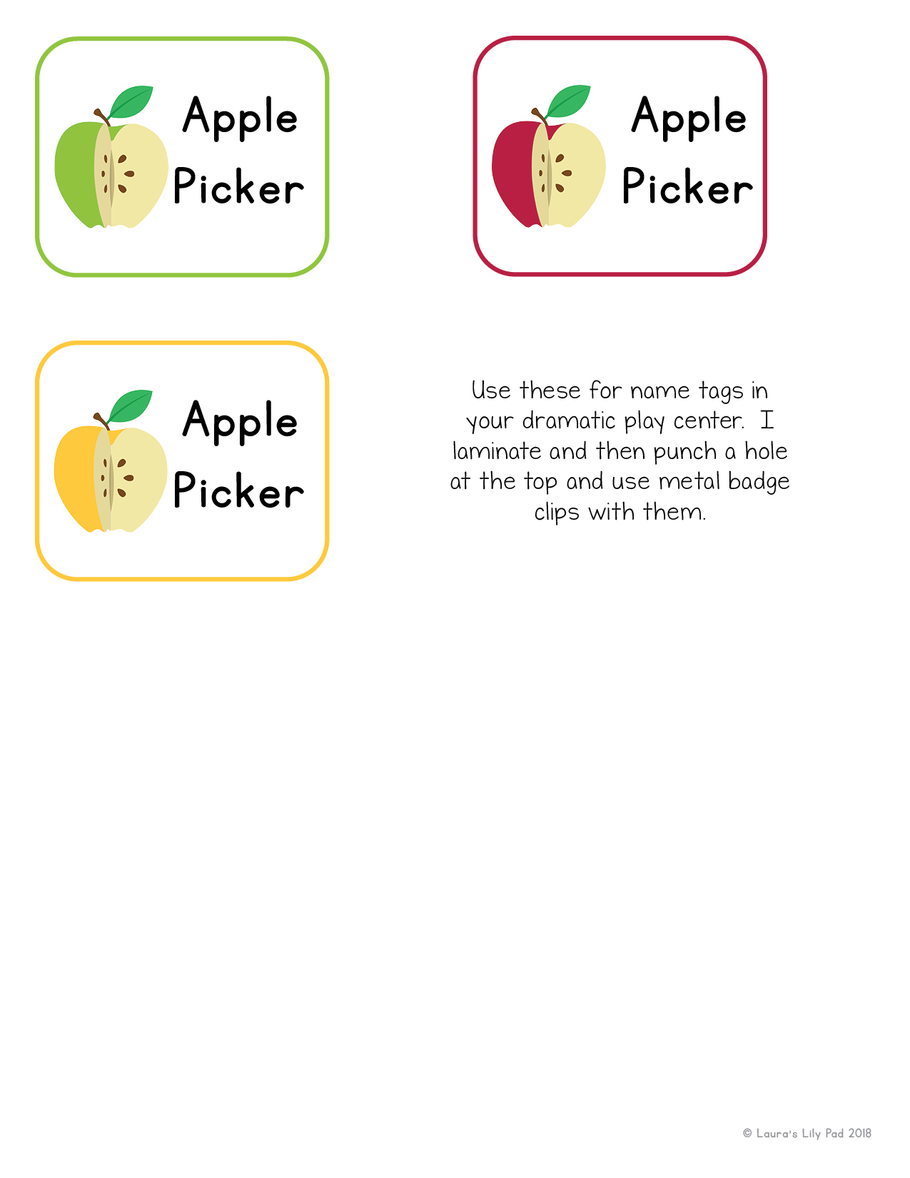 Apple Orchard Activity Cards | Made By Teachers