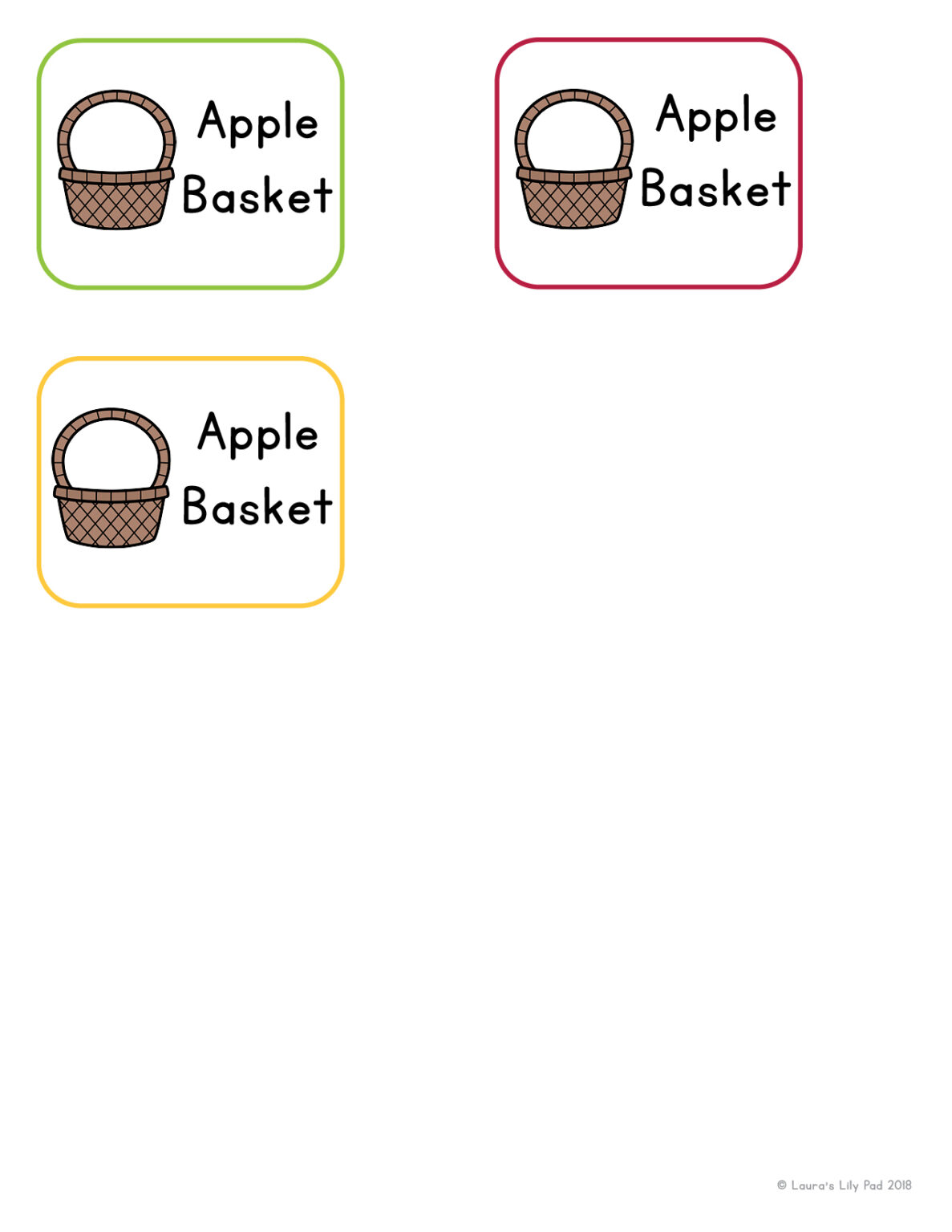 Apple Orchard Activity Cards | Made By Teachers