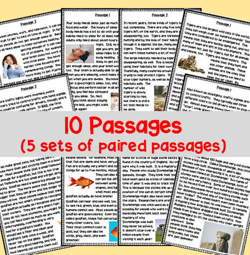 RI.2.9: Compare and Contrast Nonfiction Texts on the Same Topic | Made ...