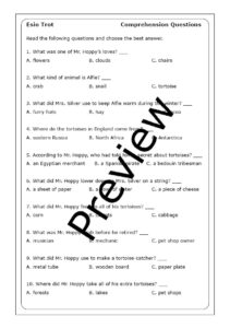 Roald Dahl "Esio Trot" worksheets | Made By Teachers
