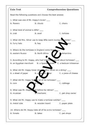 Roald Dahl "Esio Trot" worksheets - Made By Teachers