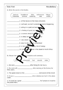 Roald Dahl "Esio Trot" worksheets | Made By Teachers