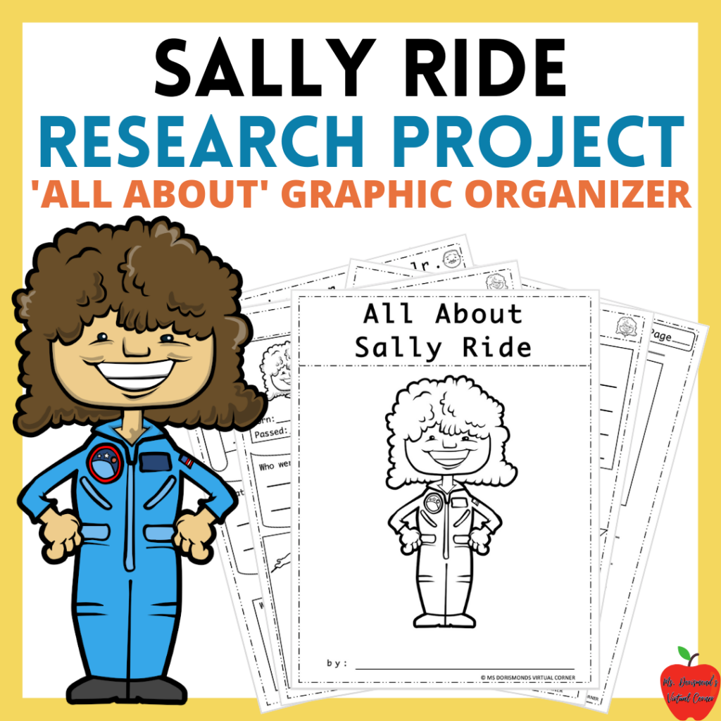 Sally Ride All-About Research Project Graphic Organizer | Biography ...
