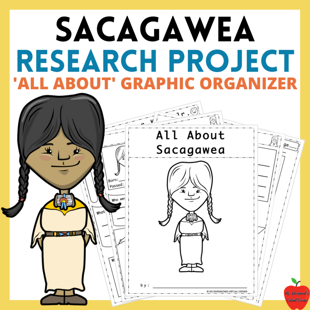 Sacagawea All-About Research Project Graphic Organizer | Biography ...