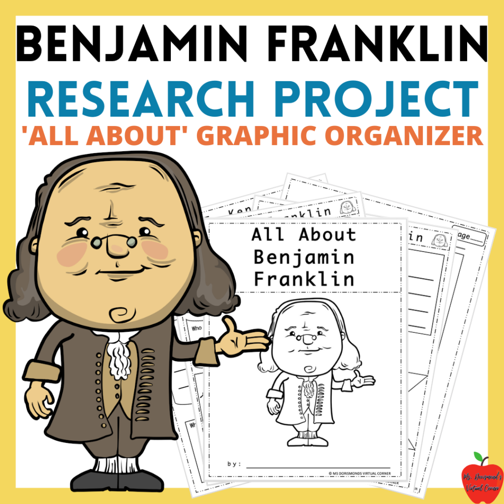 Benjamin Franklin All-About Research Project Graphic Organizer ...